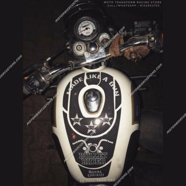Bullet Rider Tank Pad Sticker | MotorbikeCustoms | Check Now!