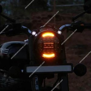 Harley Style Small Metal LED Indicators | Set of 4 | MotorbikeCustoms ...