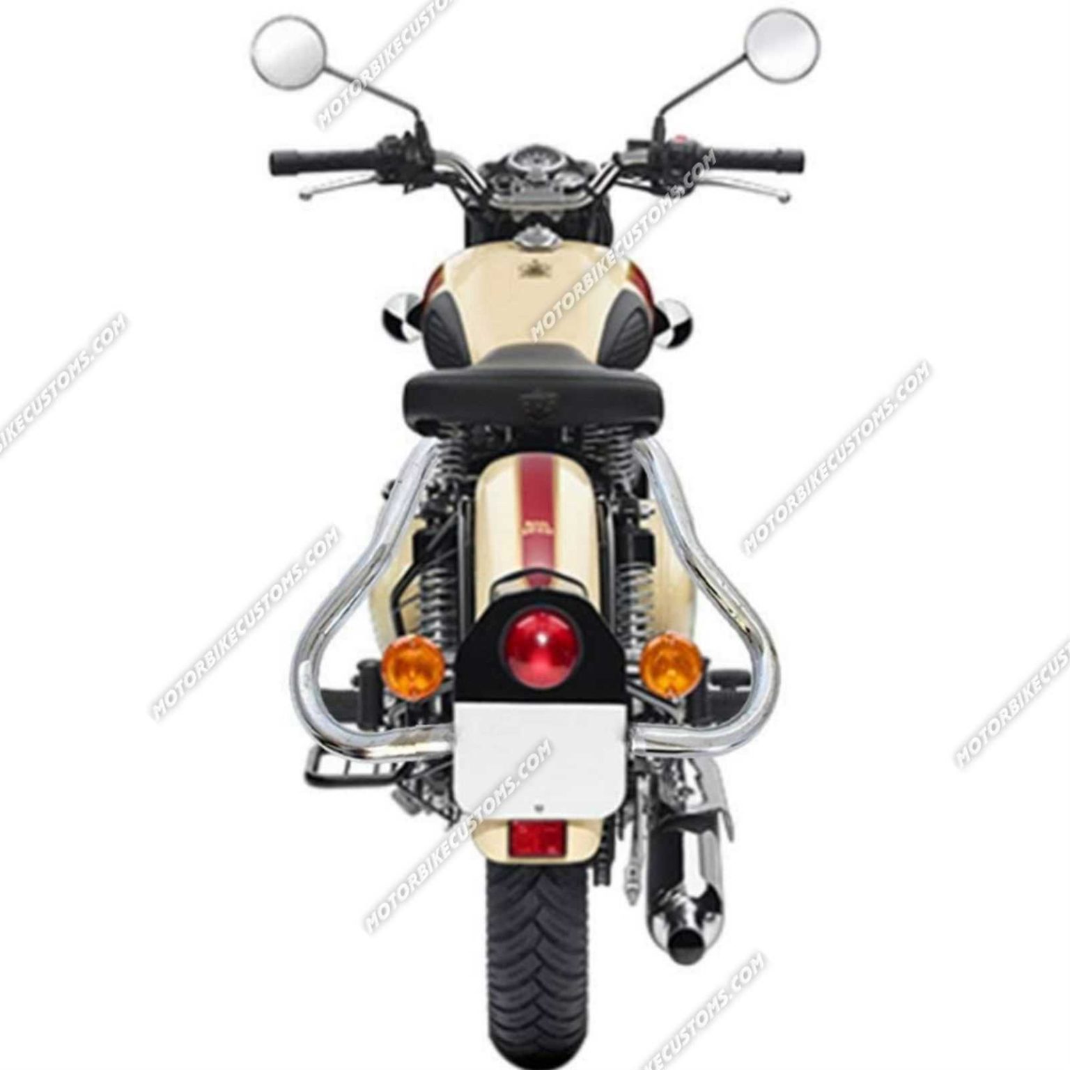 Evo Airfly Leg Guard For Royal Enfield Hunter 350 | MotorbikeCustoms ...