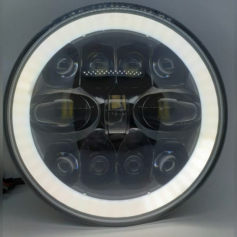 HJG Meteor 350 Headlight (90-110Watts) | MotorbikeCustoms | Check Now!