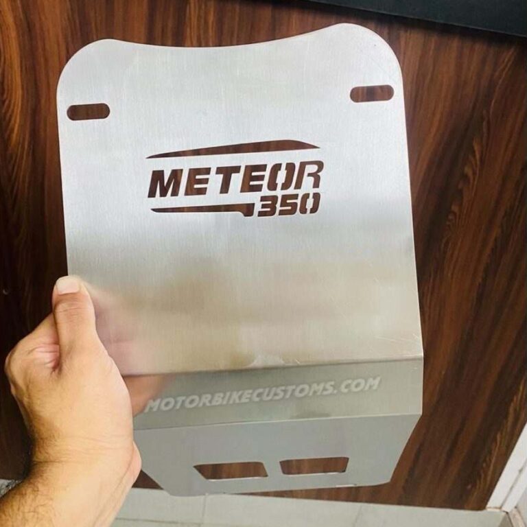 Meteor 350 fork fog light clamps | MotorbikeCustoms | Check Now!