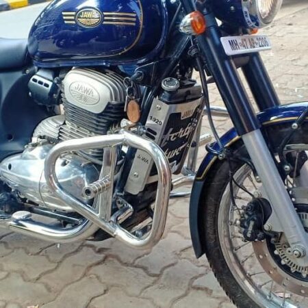 Premium Slider Leg Crash Guard For Jawa | MotorbikeCustoms | Check Now!