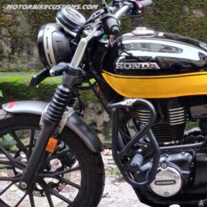 Premium Backrest For Honda H'ness CB350 | MotorbikeCustoms | Check Now!