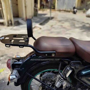 Backrest With Carrier Plate For Classic Reborn | MotorbikeCustoms ...