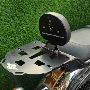 Backrest With Carrier Plate For Classic Reborn | MotorbikeCustoms ...