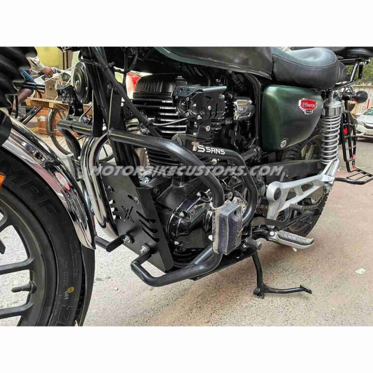 Premium Backrest with Carrier for Honda H'ness | MotorbikeCustoms