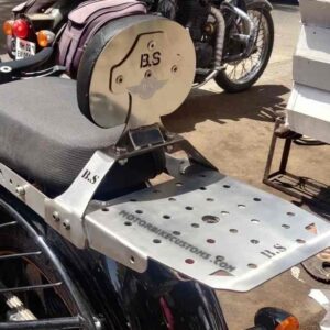 Backrest for Royal Enfield Hunter 350 | MotorbikeCustoms | Check Now!