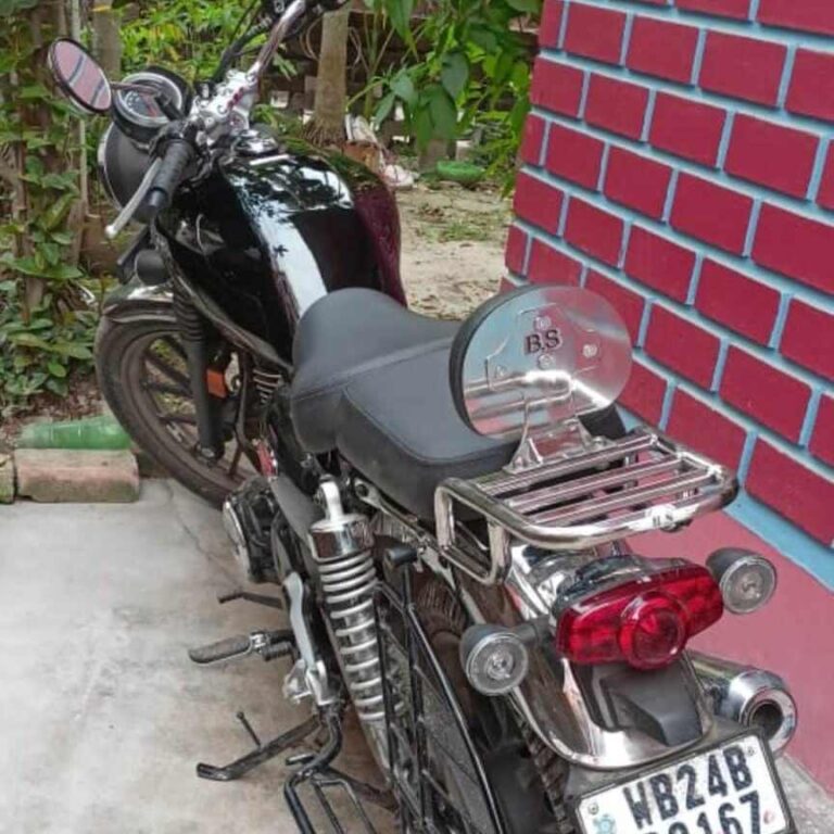 Premium Backrest For Honda H'ness CB350 | MotorbikeCustoms | Check Now!