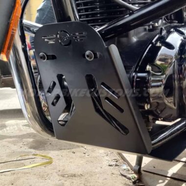 Premium Backrest with Carrier for Honda H'ness CB350 | MotorbikeCustoms