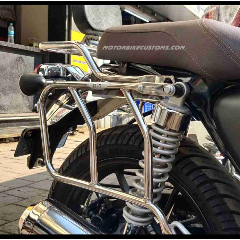 Premium Backrest For Honda H'ness CB350 | MotorbikeCustoms | Check Now!