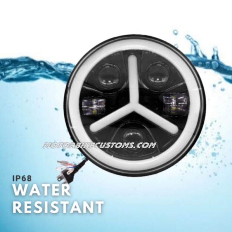 Mercedes Design LED Headlight With Full Ring DRL (90-110Watts)