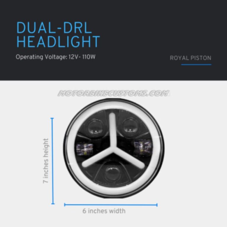 Mercedes Design LED Headlight With Full Ring DRL (90-110Watts)