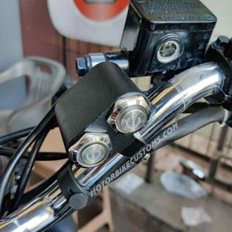 CNC | One way Single Button On/Off Switch (universal) | MotorbikeCustoms