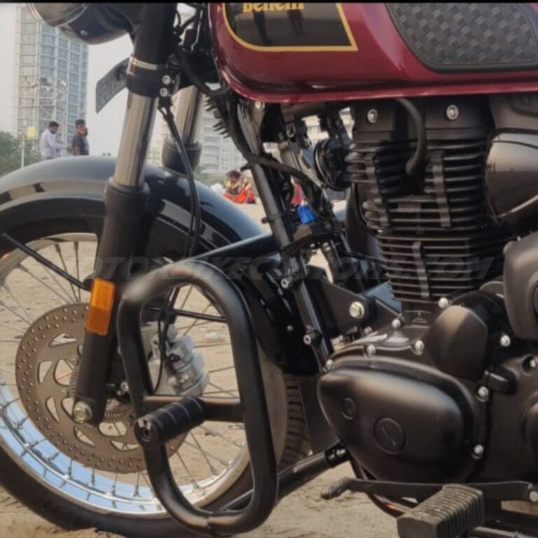 Slider Leg Crash Guard For Benelli Imperial 400 | MotorbikeCustoms