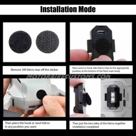 2 Piece | Multicolor LED | Aircraft Reflector Flasher Light