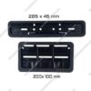 Number Plate Protection Cover (Black) | MotorbikeCustoms | Check Now!