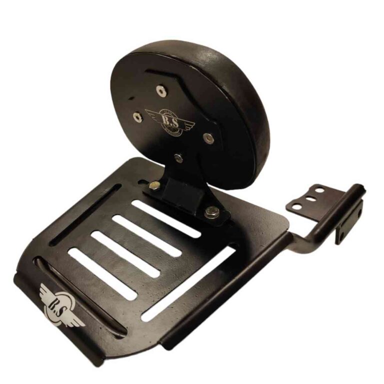 Backrest With Carrier Plate For Royal Enfield Hunter 350 | MotorbikeCustoms