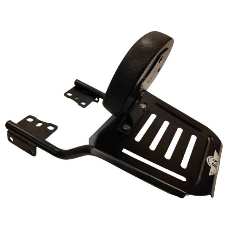 Backrest With Carrier Plate For Royal Enfield Hunter 350 | MotorbikeCustoms