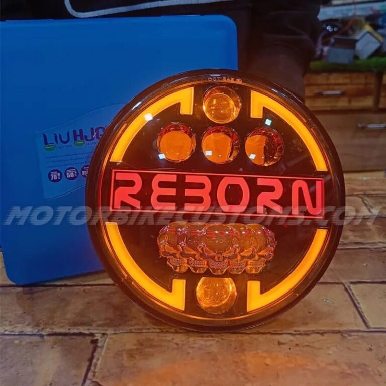 HJG Reborn Classic 350 Headlight (90-110Watts) | MotorbikeCustoms ...