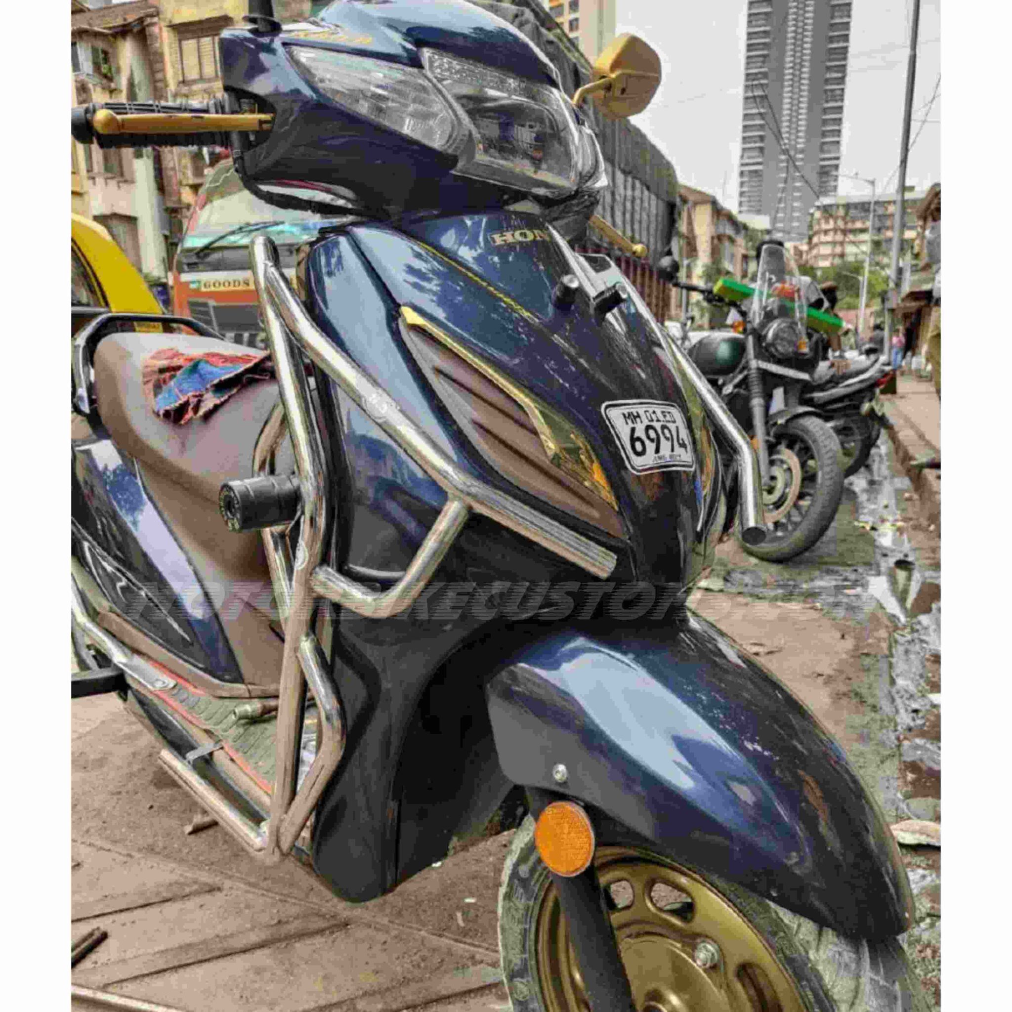 Premium Backrest For Honda H'ness CB350 | MotorbikeCustoms | Check Now!