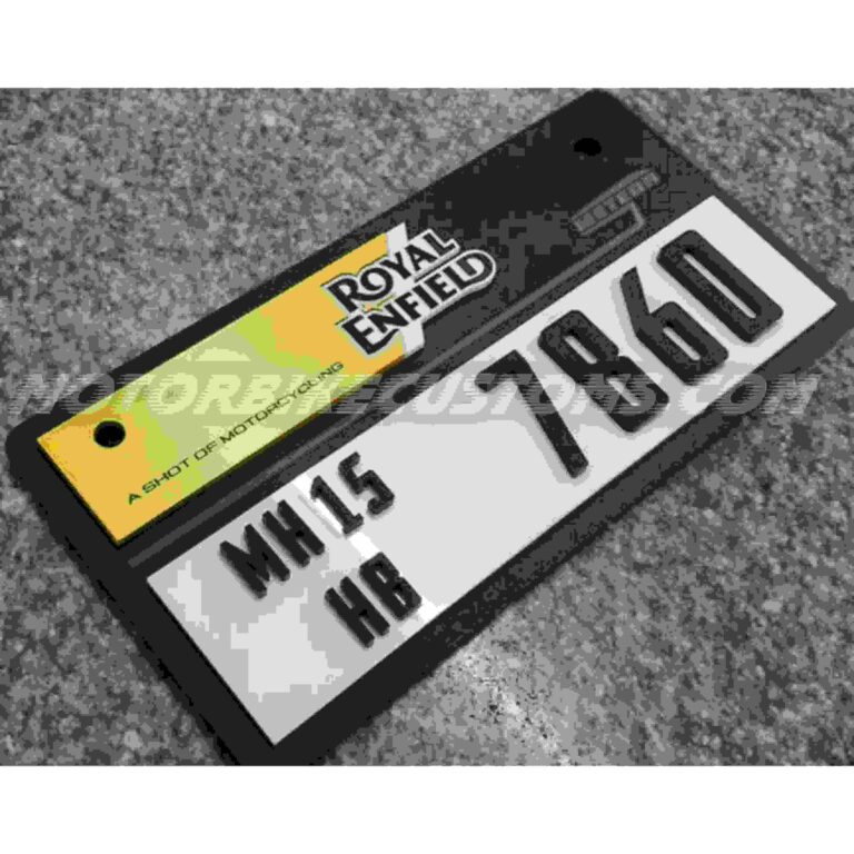 Bike Color Match Plates For Meteor | MotorbikeCustoms | Check Now!