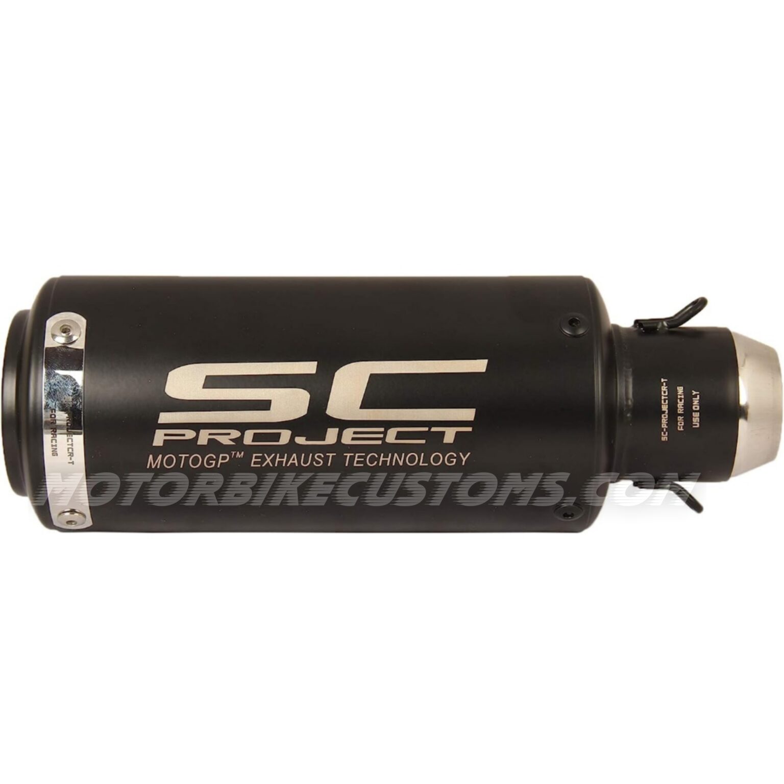 Universal Bike exhaust With DB Killer Long (Black) | MotorbikeCustoms ...