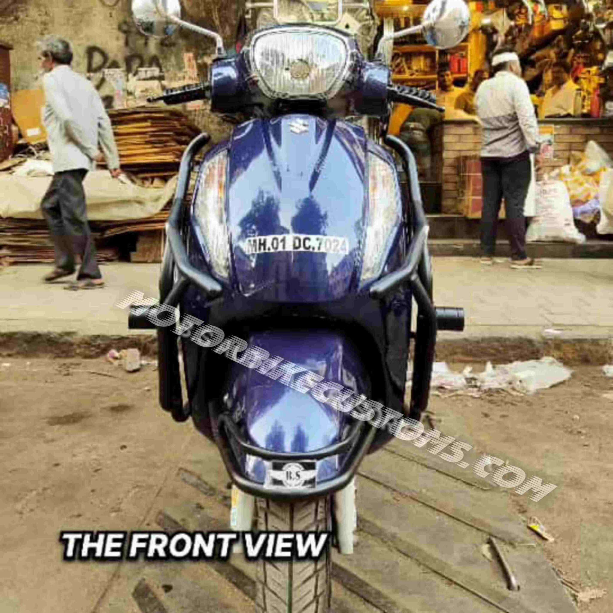 TVS Ntorq Full Protection Guard | MotorbikeCustoms | Check Now!