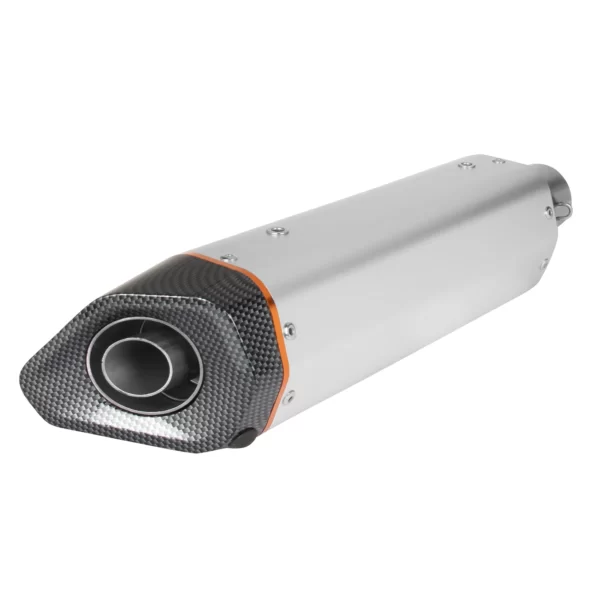 Universal Exhaust Pipe Muffler With Covers | MotorbikeCustoms | Check Now!