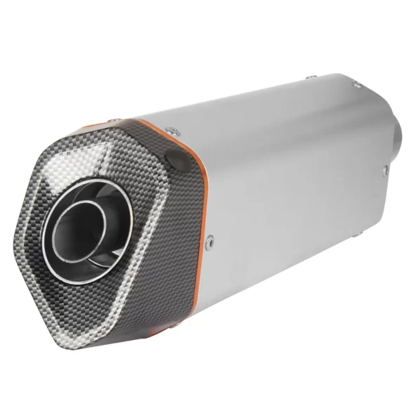 Universal Exhaust Pipe Muffler With Covers | MotorbikeCustoms | Check Now!
