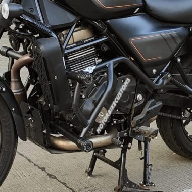 Dual Slider Leg Crash Guard For Harley Davidson X440 | MotorbikeCustoms