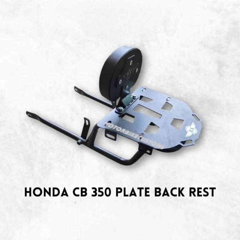 Top Rack Backrest For New Honda CB 350 | MotorbikeCustoms | Check Now!