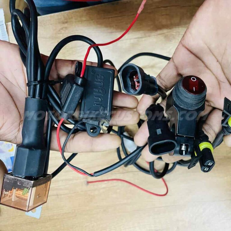 LIU HJG Fog Light Wiring Harness Kit | MotorbikeCustoms