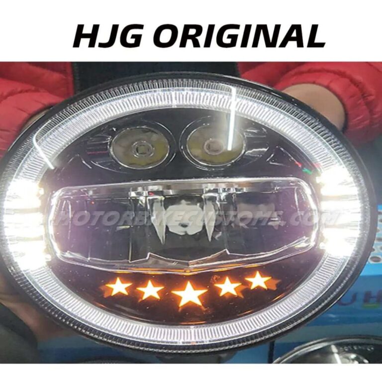 HJG Half Cut Minus Thunder Headlight (90-110Watts) | MotorbikeCustoms