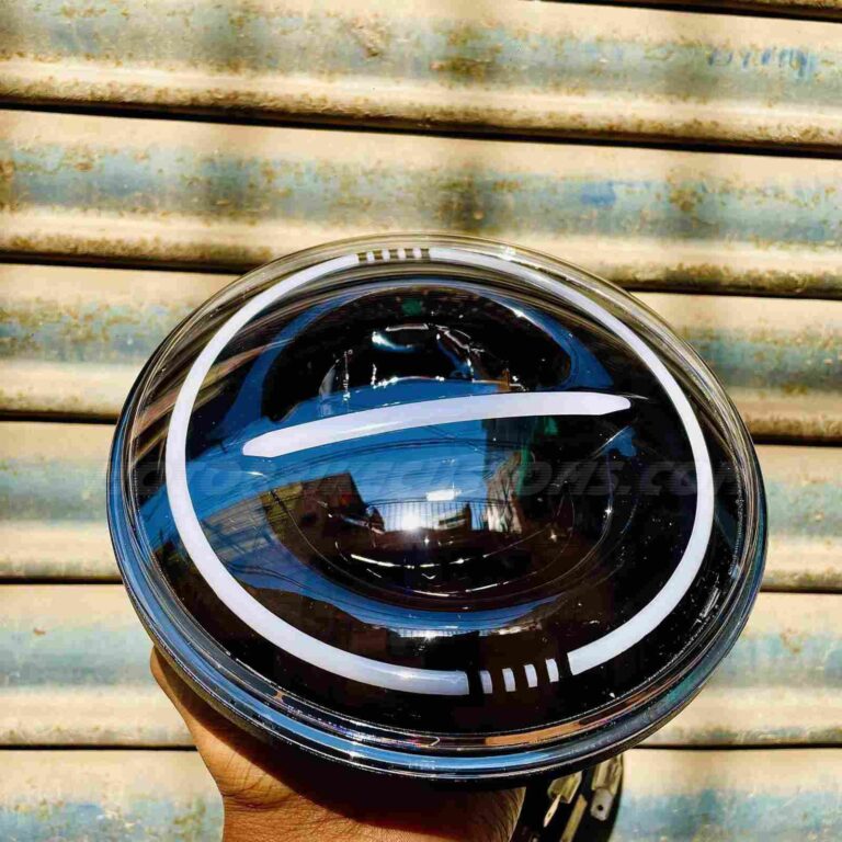 Top Bottom Cut Full Ring Minus Thunder Headlight (90-110Watts)