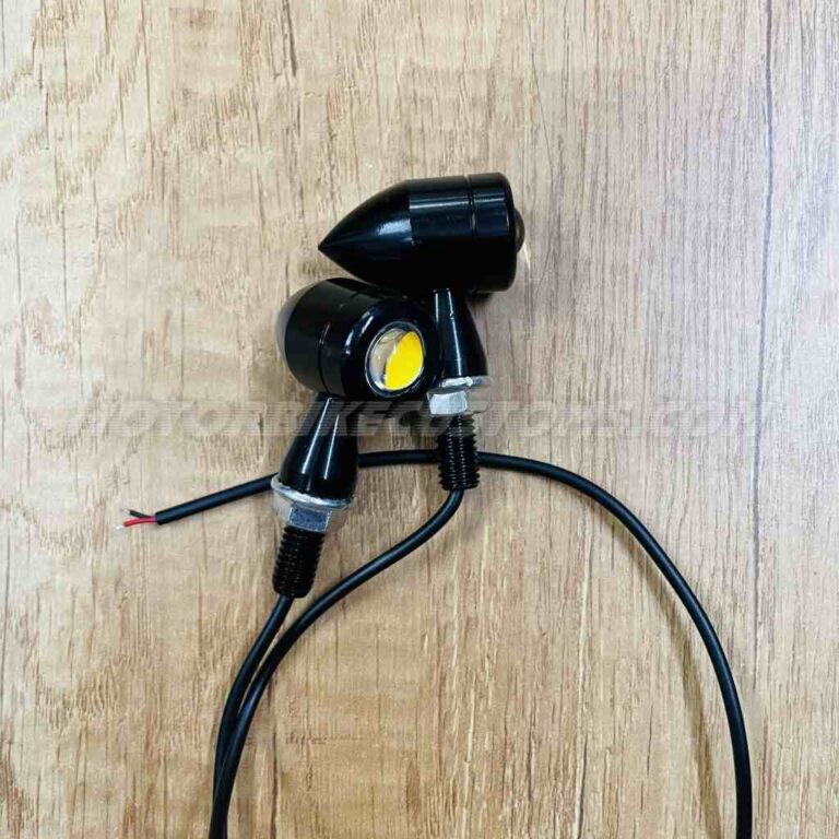 Mini Metal LED blinker Indicators (4pc) | MotorbikeCustoms | Check Now!
