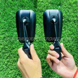 Napoleon Square Bar End or Yoke Fitting Side Mirrors