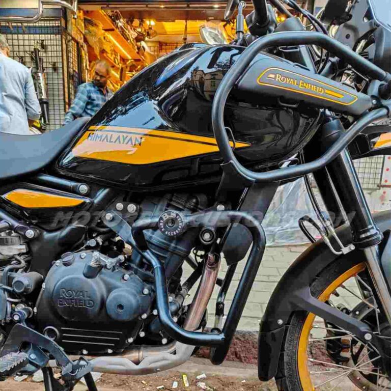 Evo Airfly Leg Guard For Royal Enfield Hunter 350 | MotorbikeCustoms
