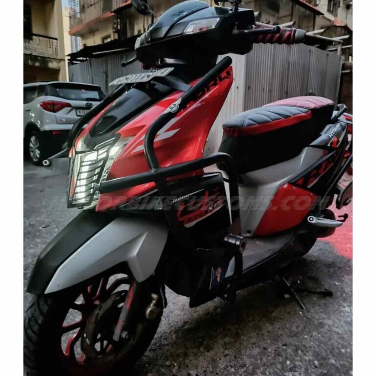 TVS Ntorq Full Protection Guard | MotorbikeCustoms | Check Now!