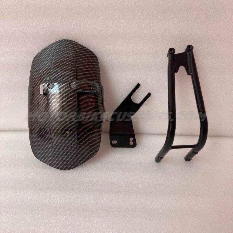Carbon Fiber Design Universal Tyre Hugger | MotorbikeCustoms | Check Now!