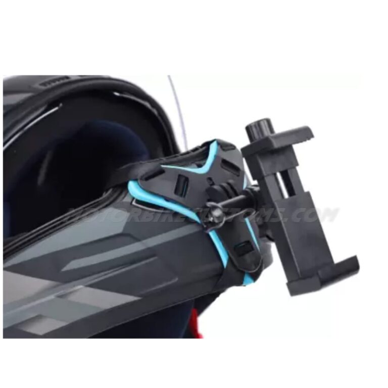 Helmet Chin Mount with Mobile Holder | MotorbikeCustoms | Check Now!
