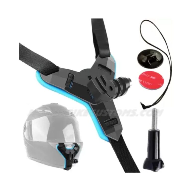 Helmet Strap Camera Mount | MotorbikeCustoms | Check Now!