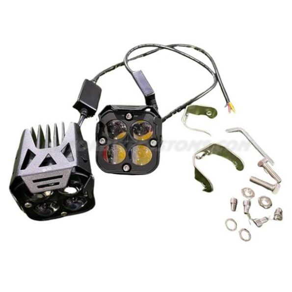 Liu HJG 4x4 Square 3 in 1 Fog Light (120Watts) (2pc) | MotorbikeCustoms