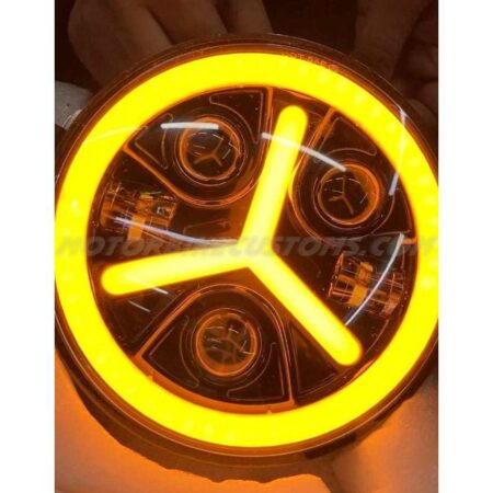 New Boss Wing Design LED Headlight With DRL (90-110Watts)