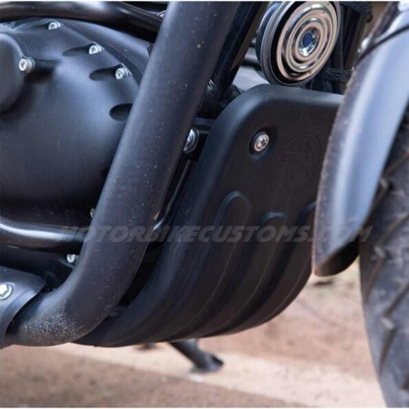 Original RE Sump Guard For Royal Enfield Hunter 350 | MotorbikeCustoms